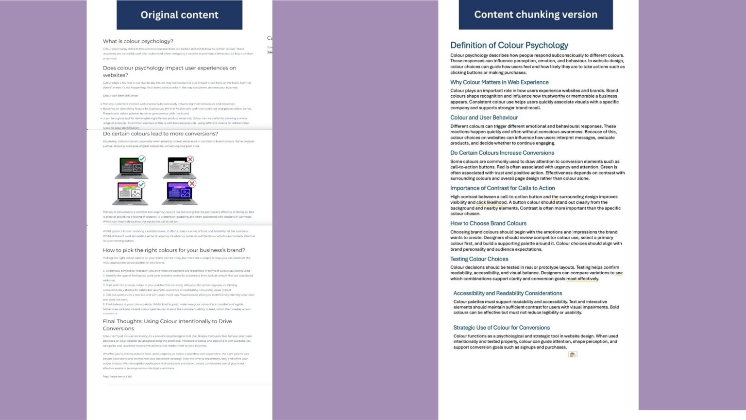 What is content chunking? - Intelligency Group | Digital Intelligence ...